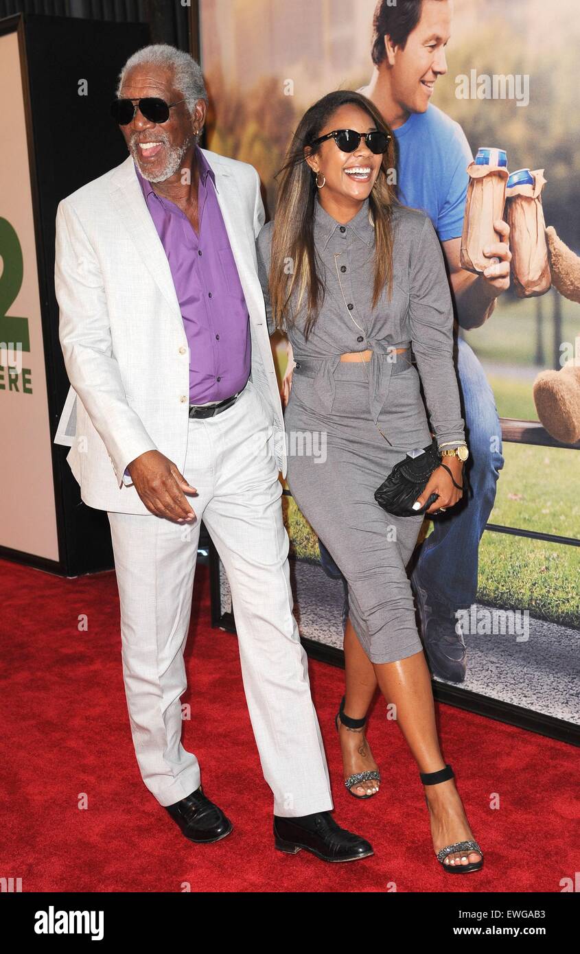 New York, NY, USA. 24th June, 2015. Morgan Freeman, Alexis Freeman at ...