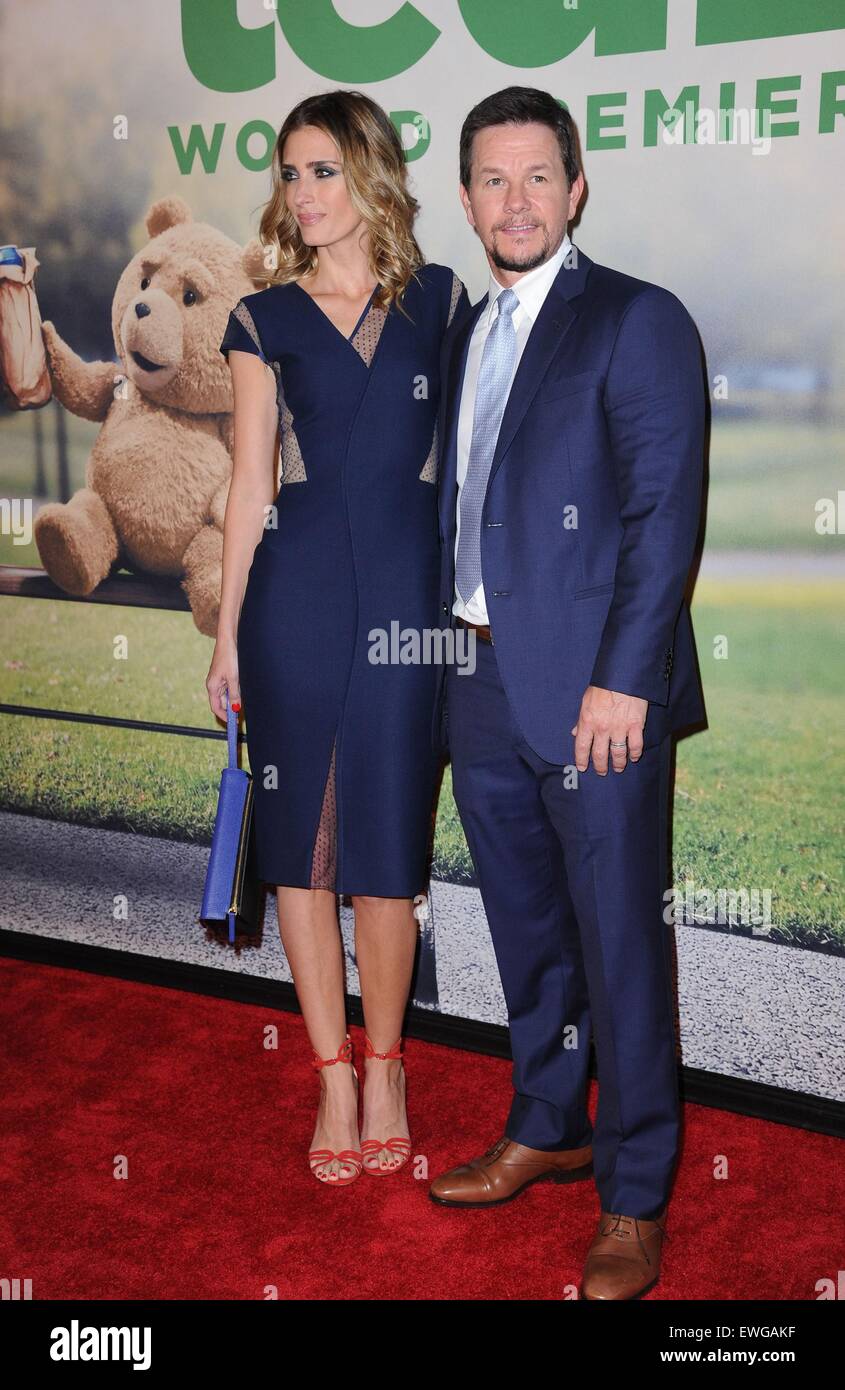 New York, NY, USA. 24th June, 2015. Rhea Durham, Mark Wahlberg at ...