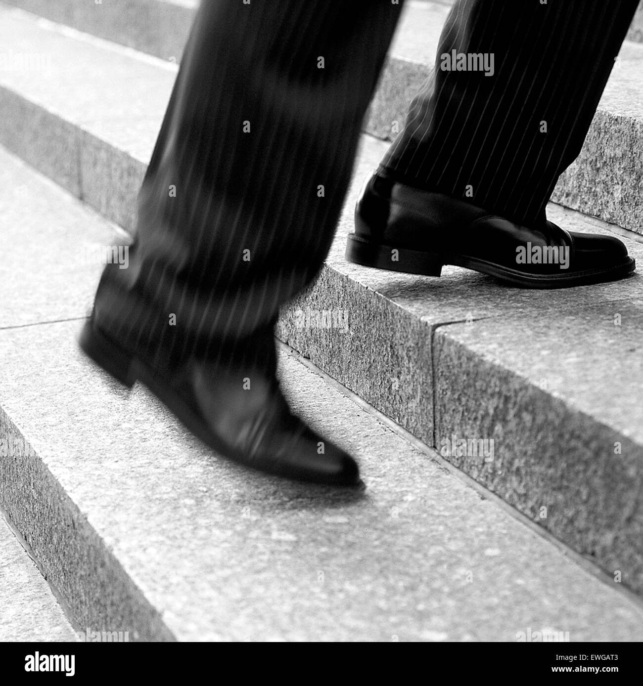 Feet on steps Stock Photo - Alamy