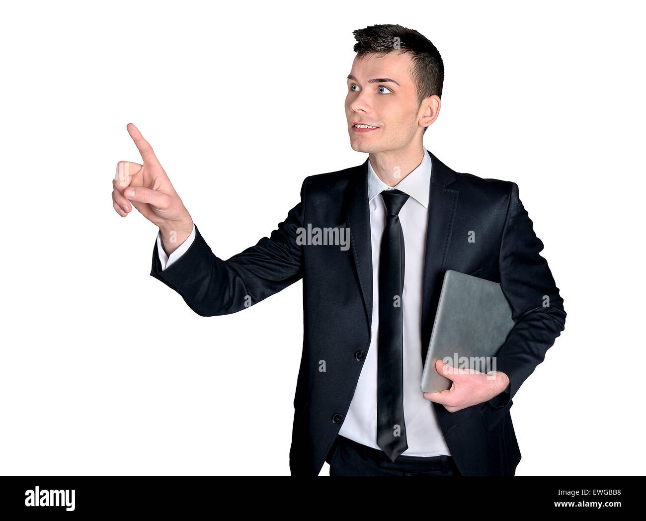 Man pressing enter hi-res stock photography and images - Alamy