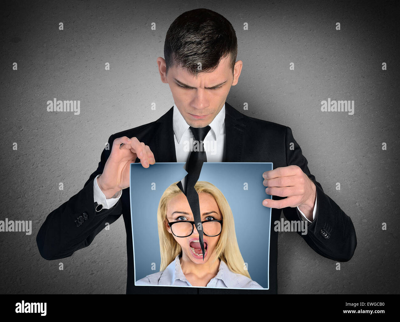 Employee termination woman hi-res stock photography and images - Alamy