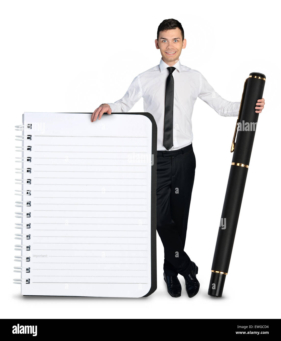 Business man reading big book hi-res stock photography and images - Alamy