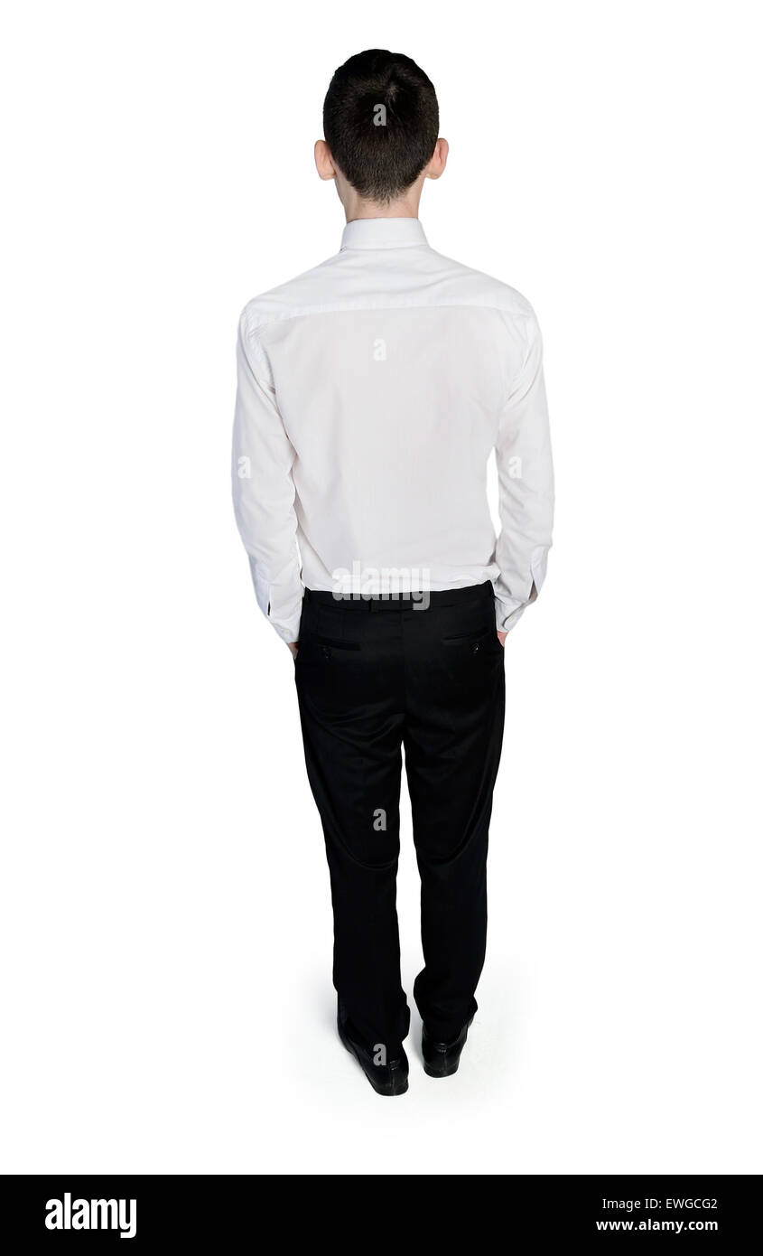 Back front view man Cut Out Stock Images & Pictures - Alamy