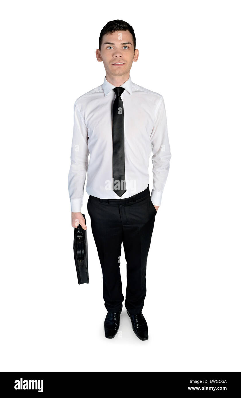 Young business man looking camera Stock Photo - Alamy