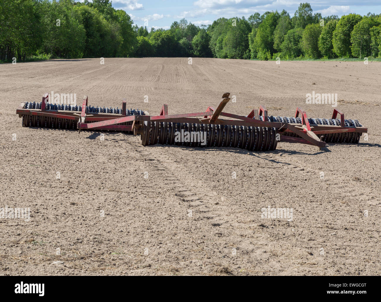 A Agricultural Roller Tool Stock Photo - Alamy