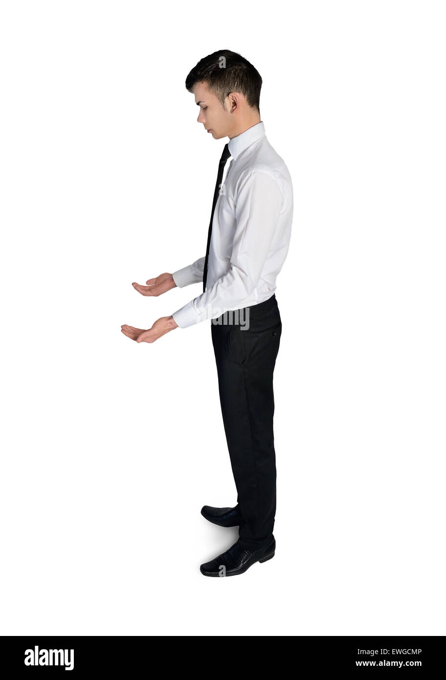 Person holding something heavy hi-res stock photography and images - Alamy