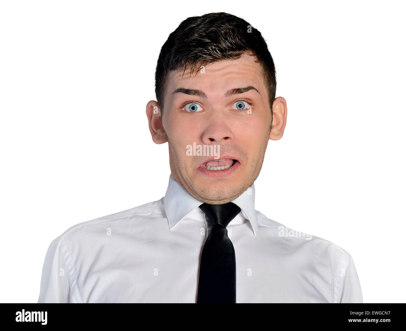 isolated business man fear gesture Stock Photo - Alamy isolated business man fear gesture Stock Photo - Alamy