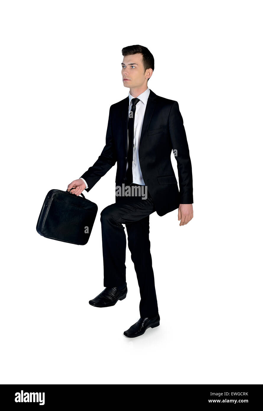 Running up stairs and profile Cut Out Stock Images & Pictures - Alamy