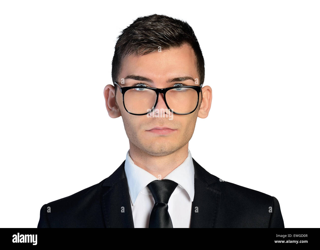 Isolated business man with eyeglasses Stock Photo - Alamy Isolated business man with eyeglasses Stock Photo - Alamy