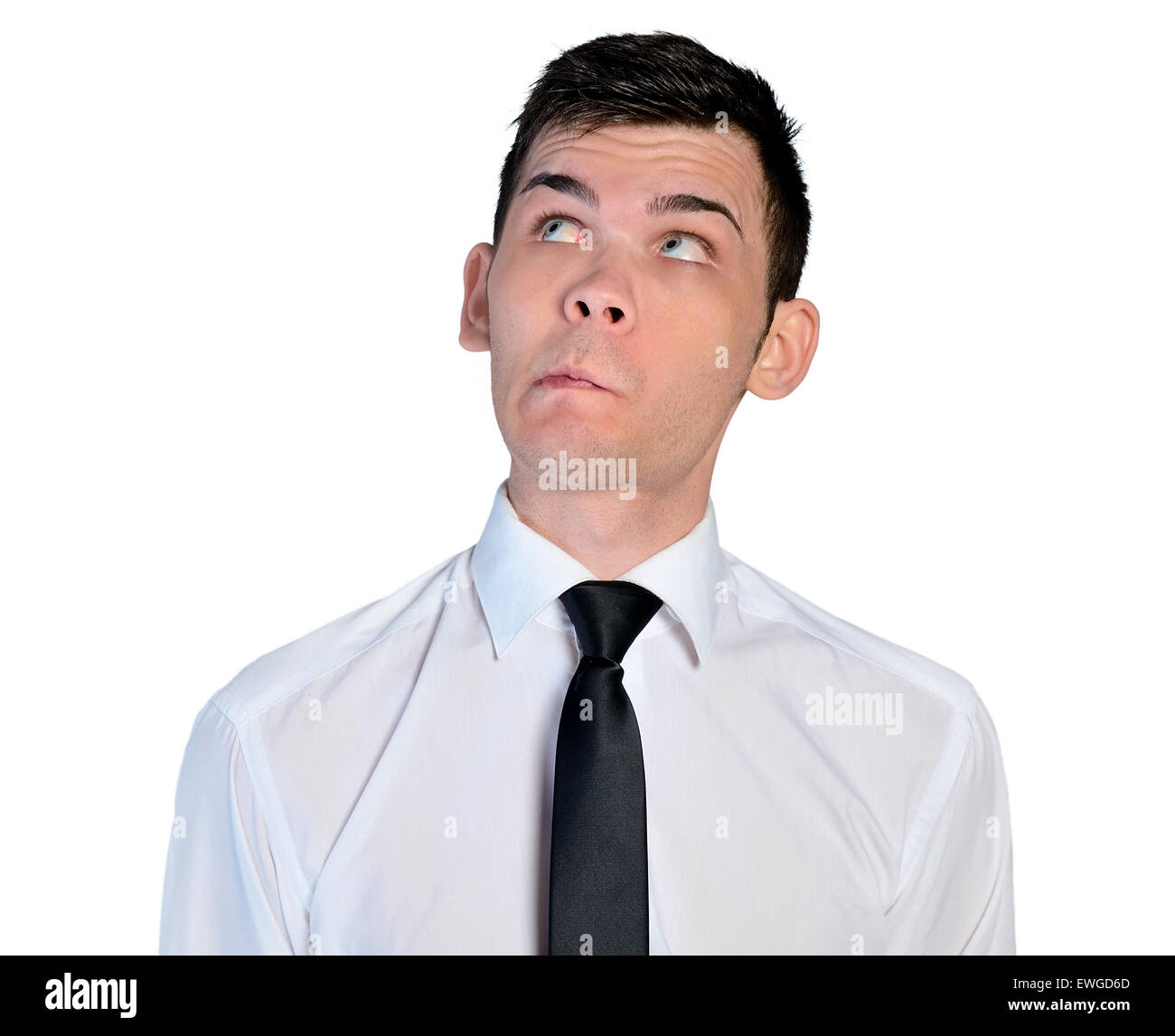 Doubtful face hi-res stock photography and images - Alamy