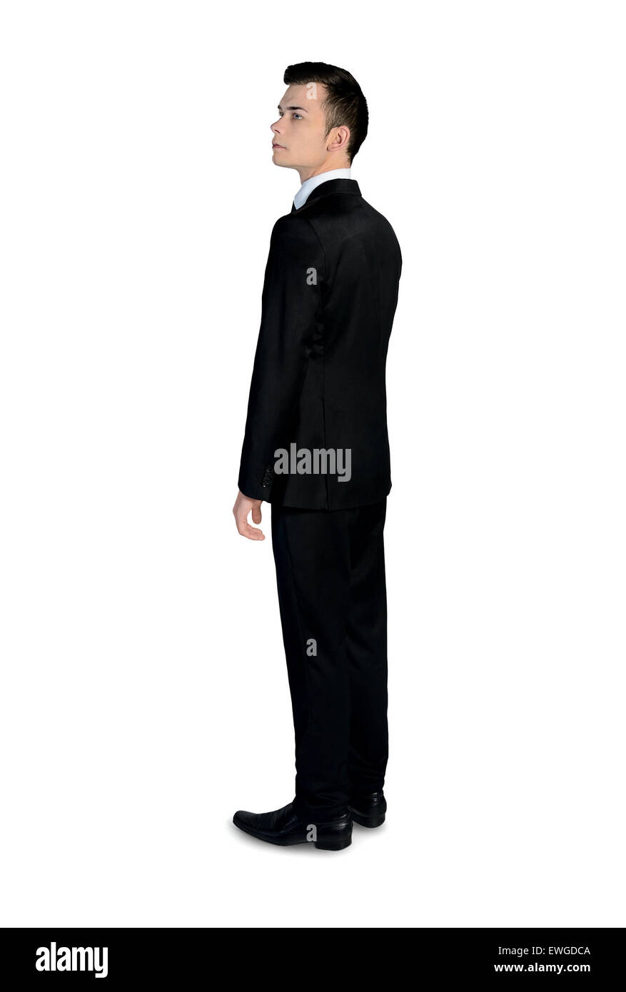 Looking over shoulder behind Cut Out Stock Images & Pictures - Alamy