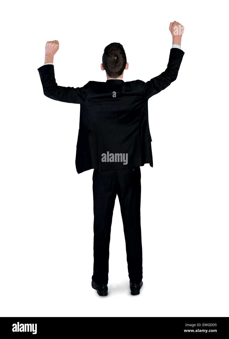 Man hands behind back side view hi-res stock photography and images - Alamy