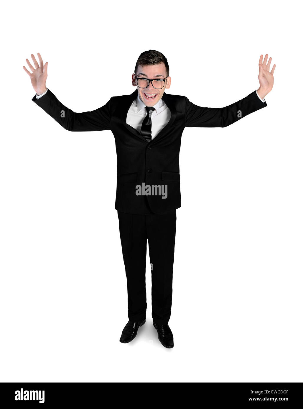 Isolated business man very happy Stock Photo - Alamy Isolated business man very happy Stock Photo - Alamy
