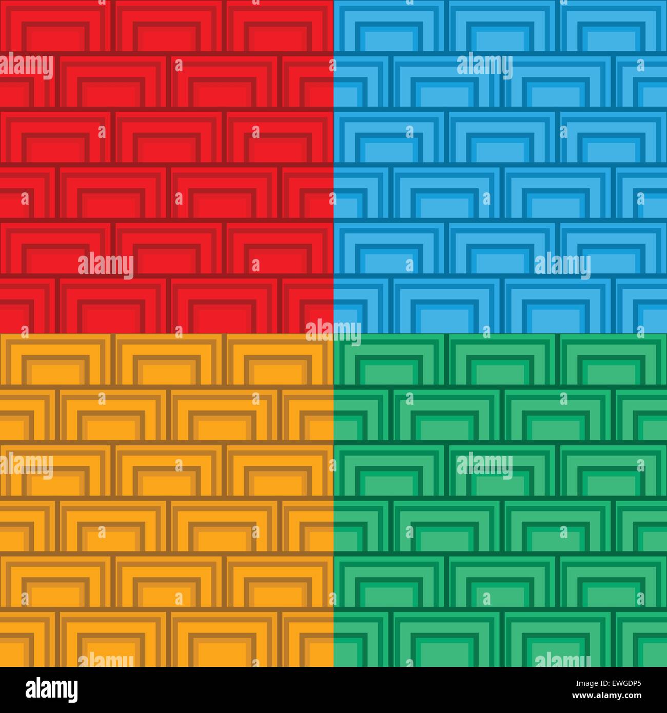 Repeating, seamless pattern or background with simple geometry Stock ...