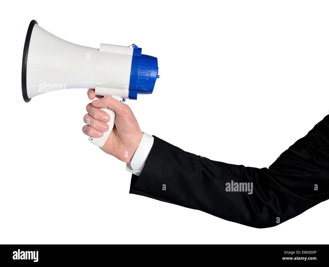 Hand loudspeaker hi-res stock photography and images - Alamy
