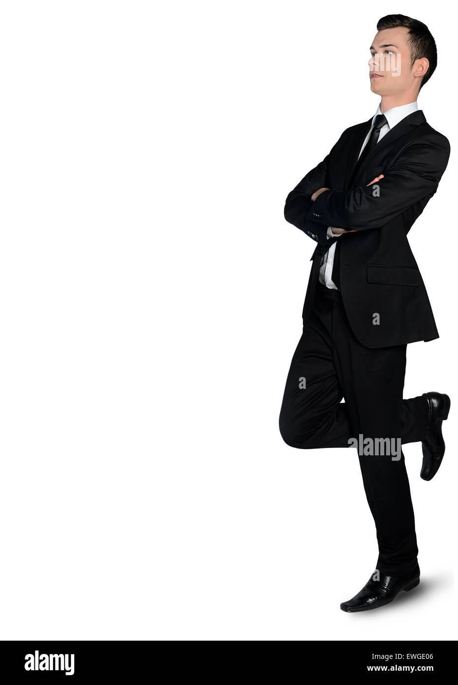 Isolated business man thinking solution Stock Photo - Alamy Isolated business man thinking solution Stock Photo - Alamy