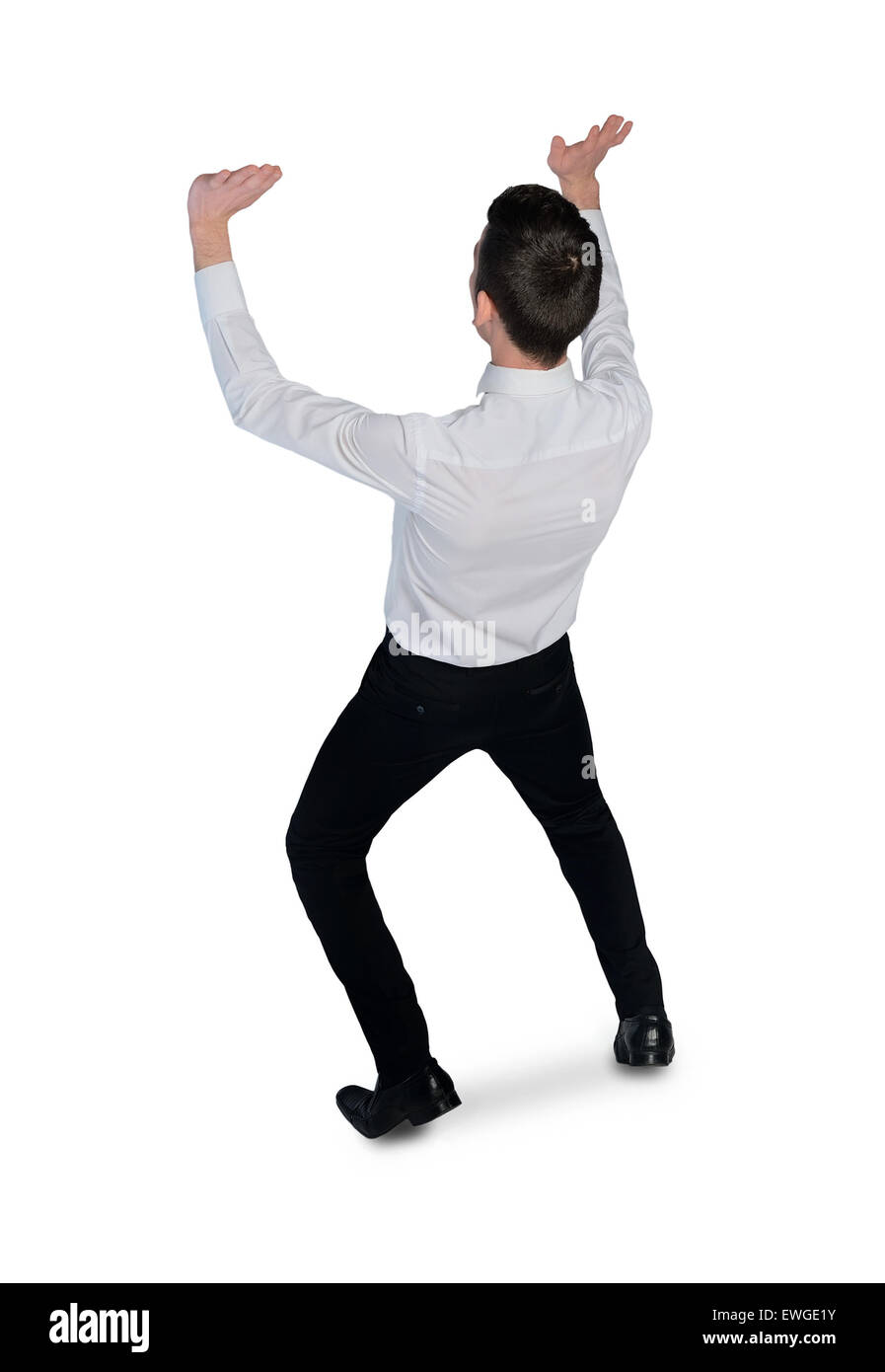 Man struggle push force hi-res stock photography and images - Alamy