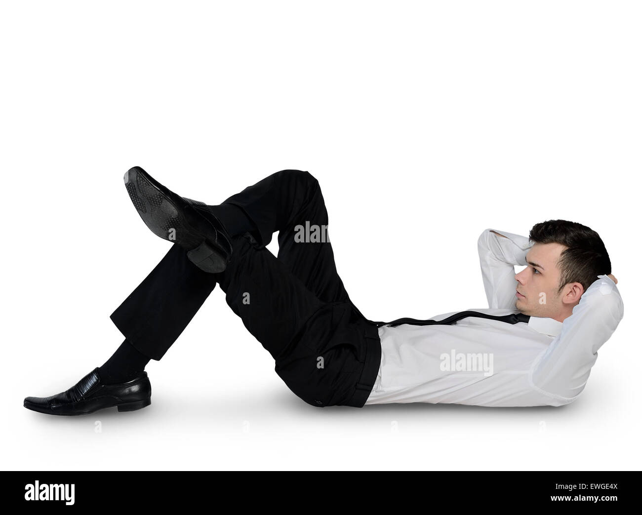 People laying down floor Cut Out Stock Images & Pictures - Alamy