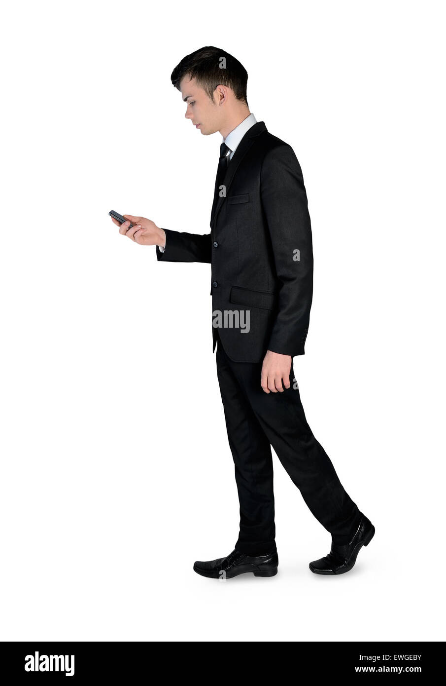 Business phone call reading Cut Out Stock Images & Pictures - Alamy