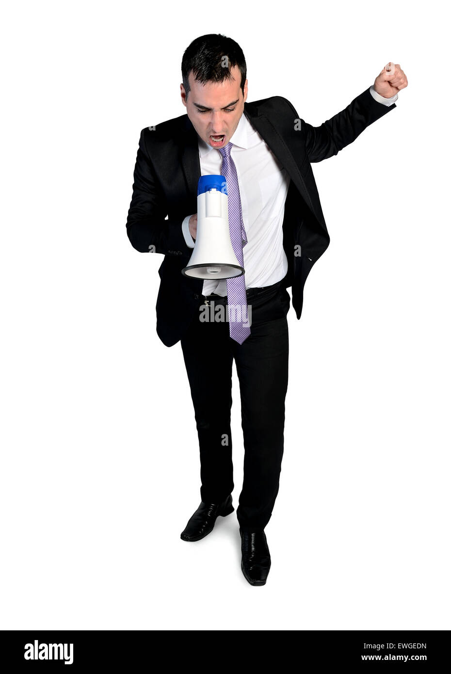 Angry guy shouting Cut Out Stock Images & Pictures - Alamy