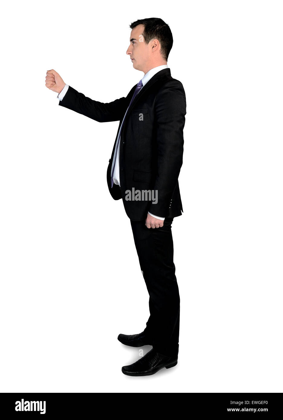 Stylish model holding hand Cut Out Stock Images & Pictures - Alamy