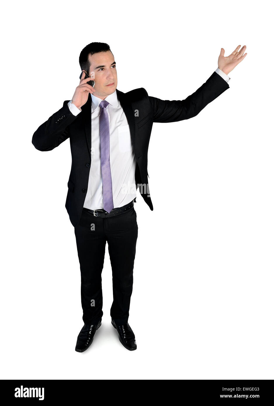 Handsome young man gesturing talking Cut Out Stock Images & Pictures ...