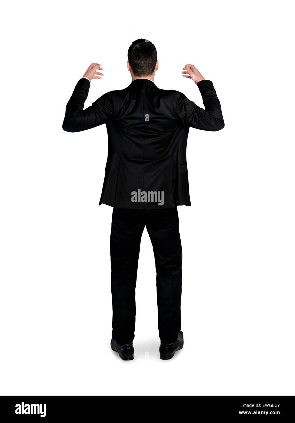 Business people hold weight Cut Out Stock Images & Pictures - Alamy