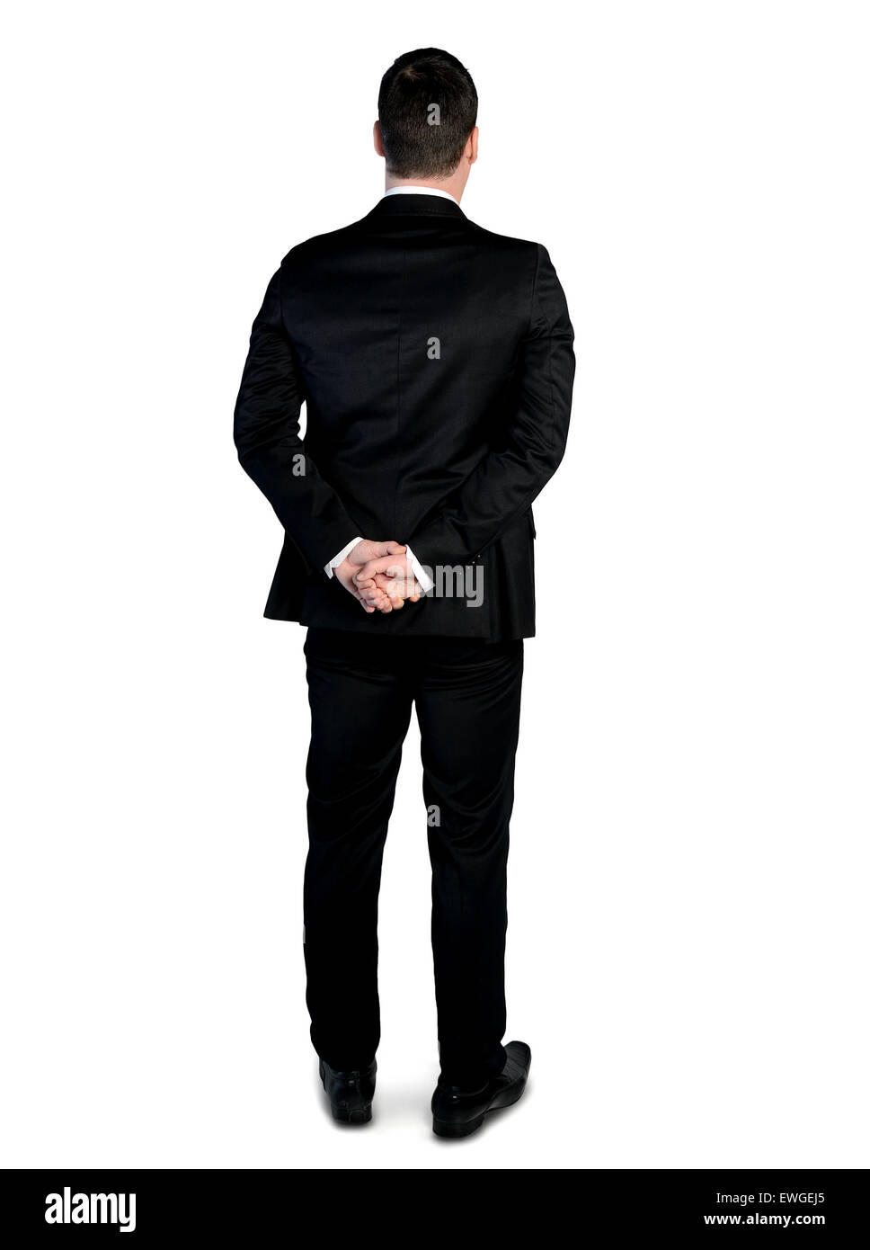 Back view male arm Cut Out Stock Images & Pictures - Alamy