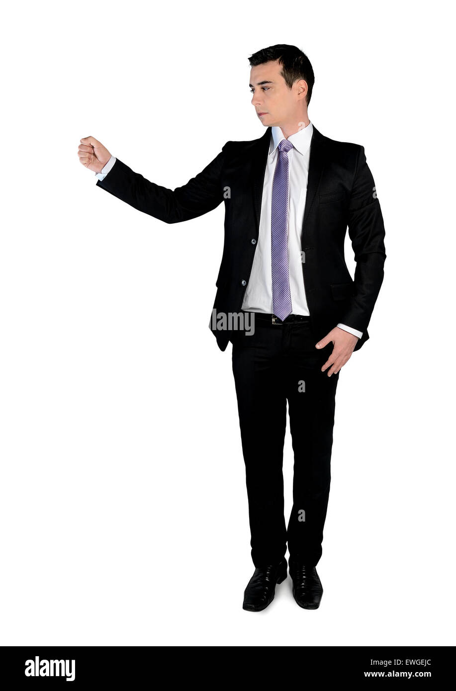 Stylish model holding hand Cut Out Stock Images & Pictures - Alamy