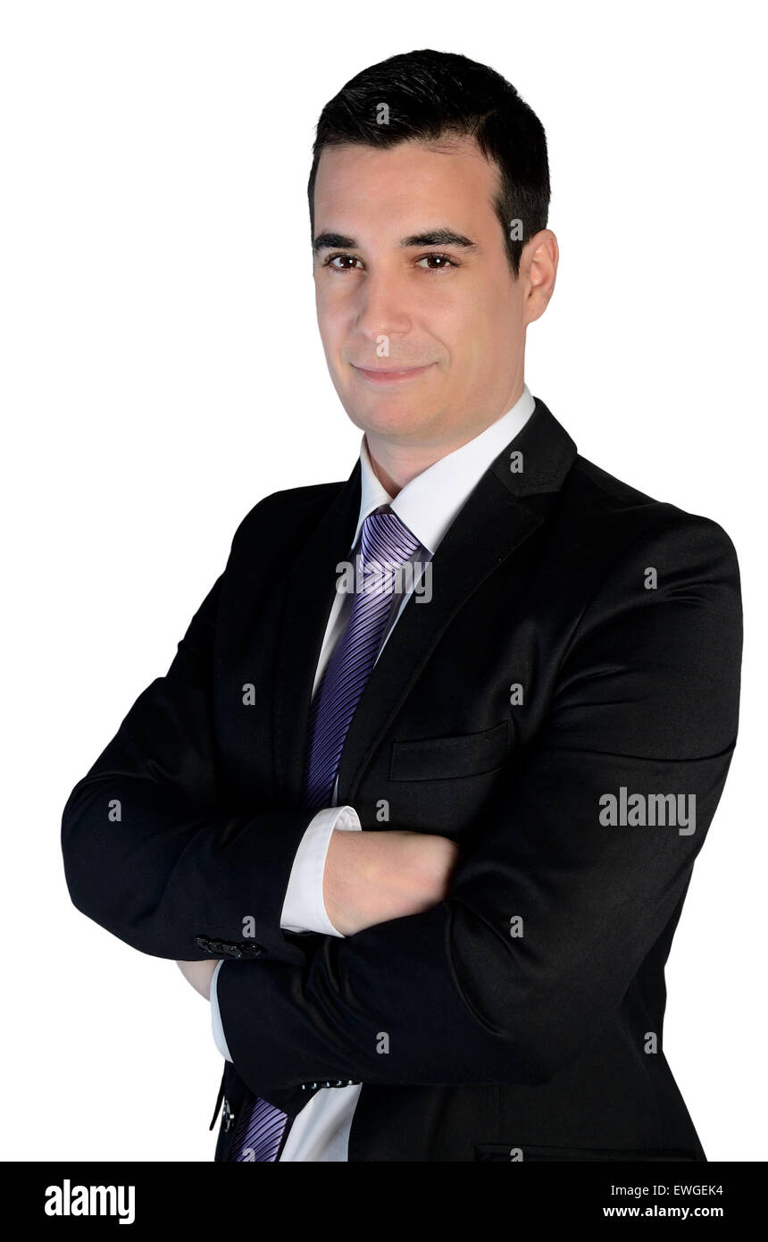 Isolated business man smile portrait Stock Photo - Alamy Isolated business man smile portrait Stock Photo - Alamy