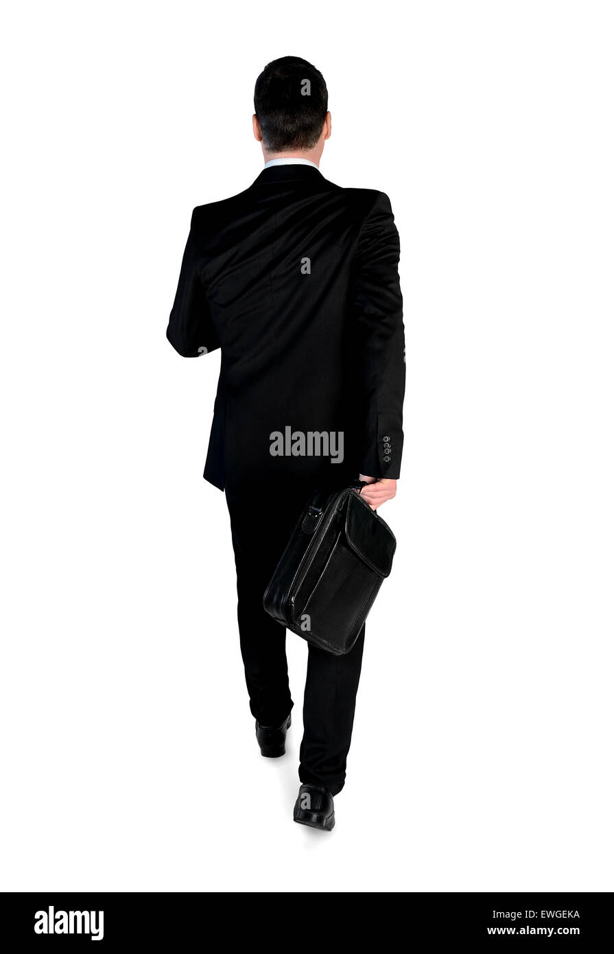 Man walking side back white background hi-res stock photography and ...