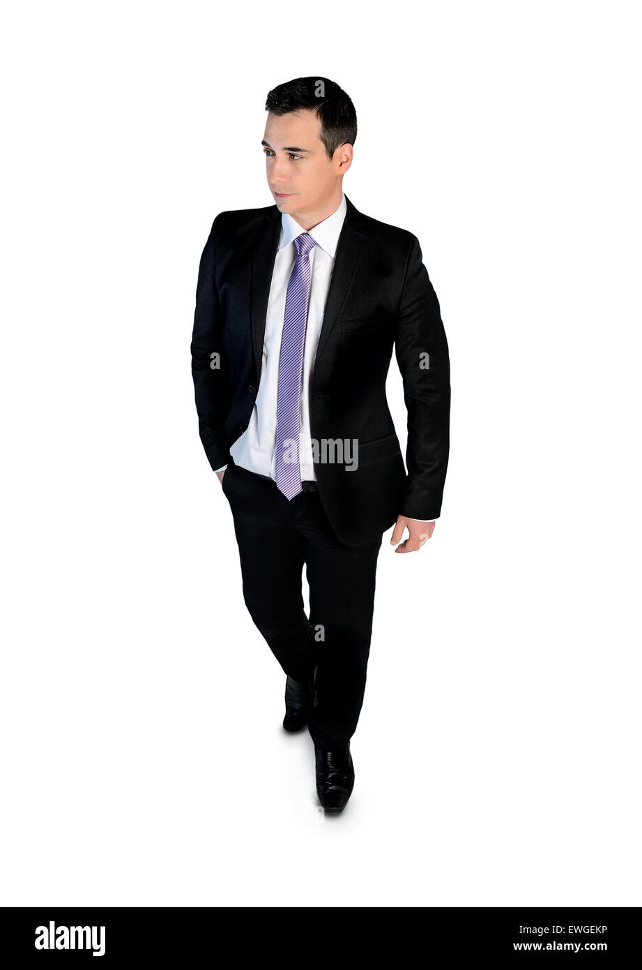 Walk step man side hi-res stock photography and images - Alamy