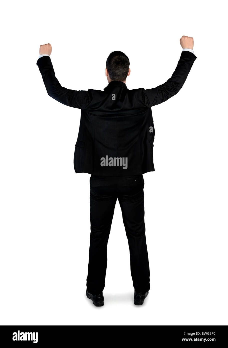 Man hands behind back side view Cut Out Stock Images & Pictures - Alamy