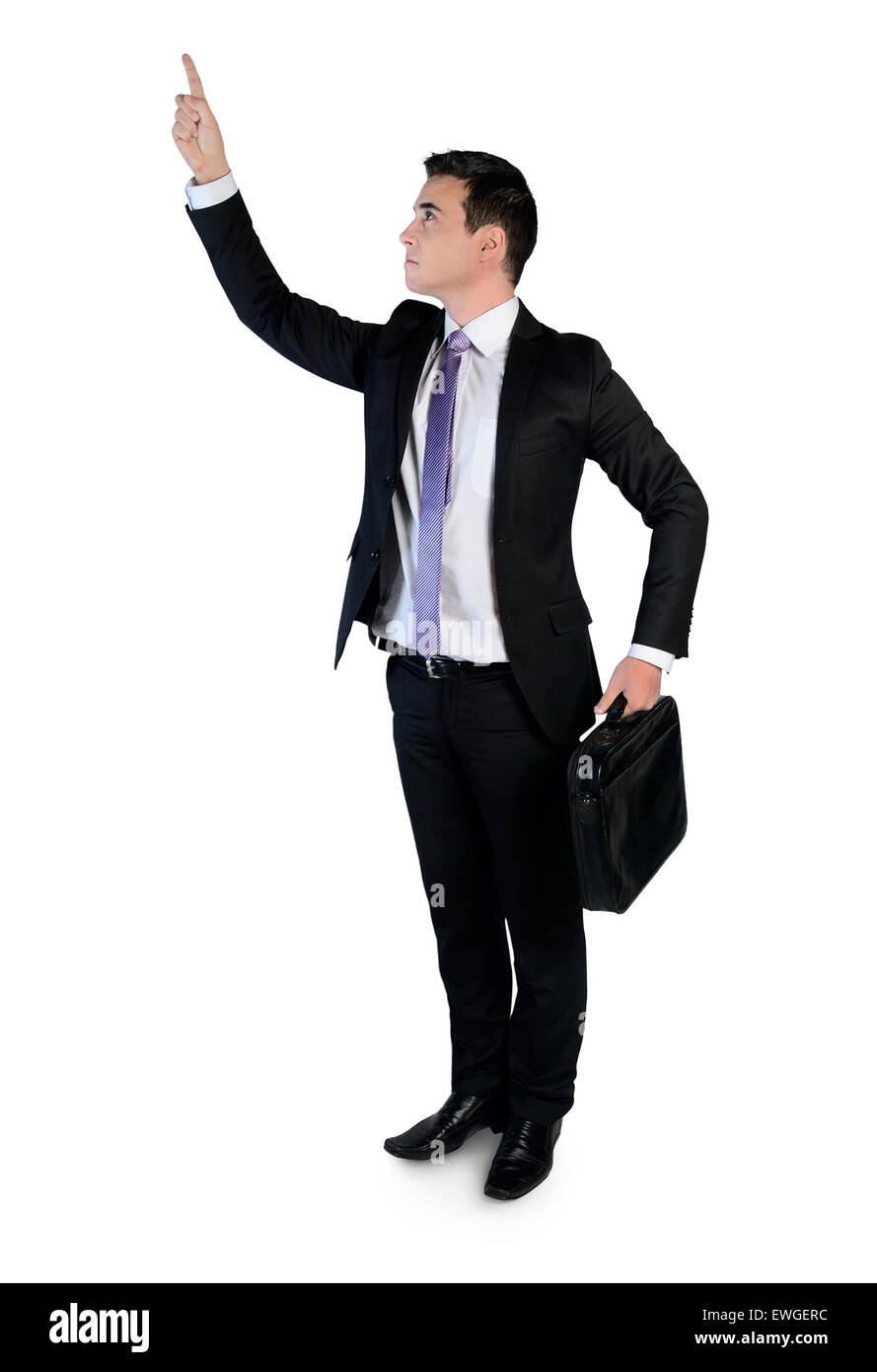 Angry boss pointing Cut Out Stock Images & Pictures - Alamy