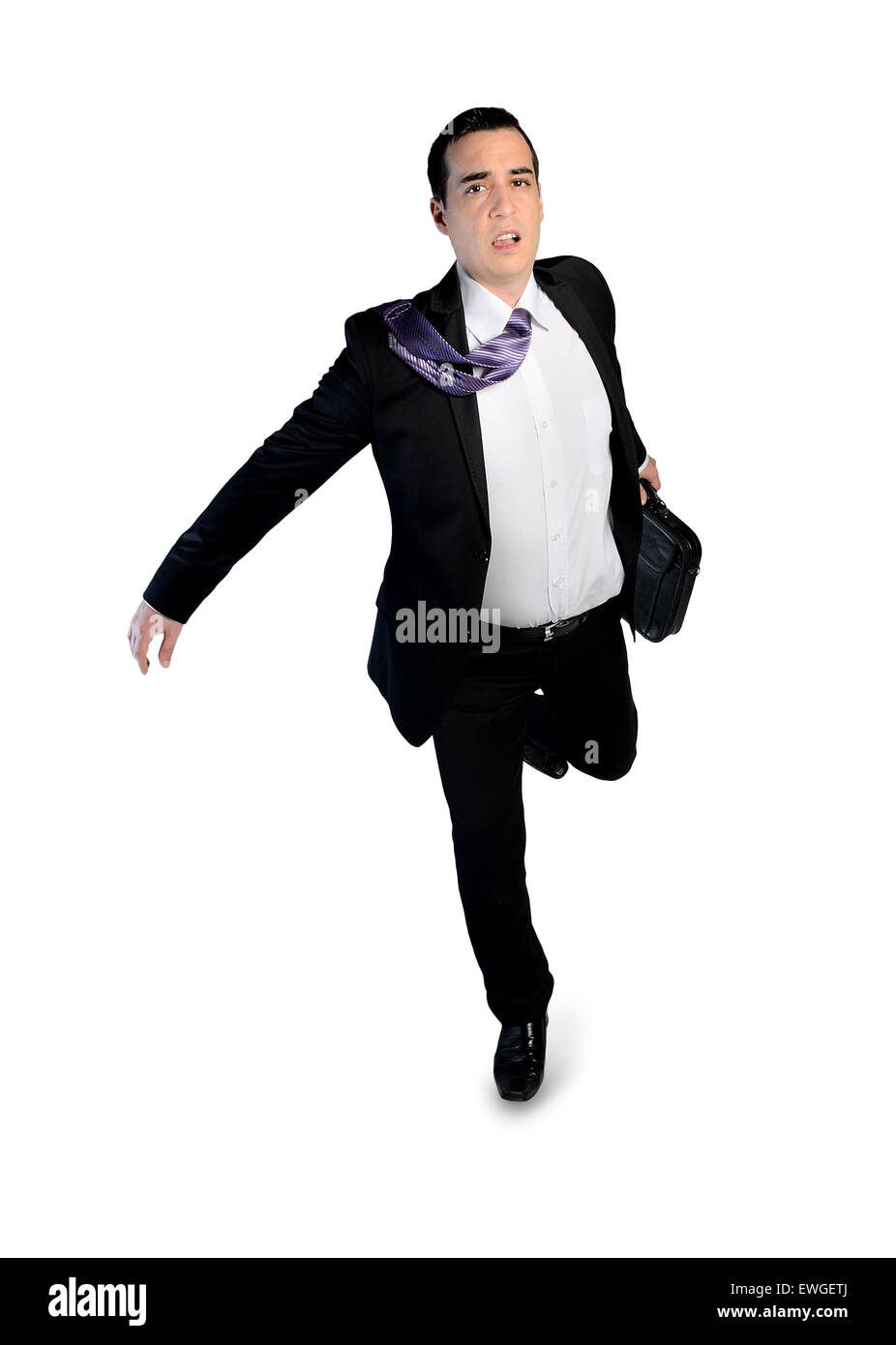 Man running away danger hi-res stock photography and images - Alamy
