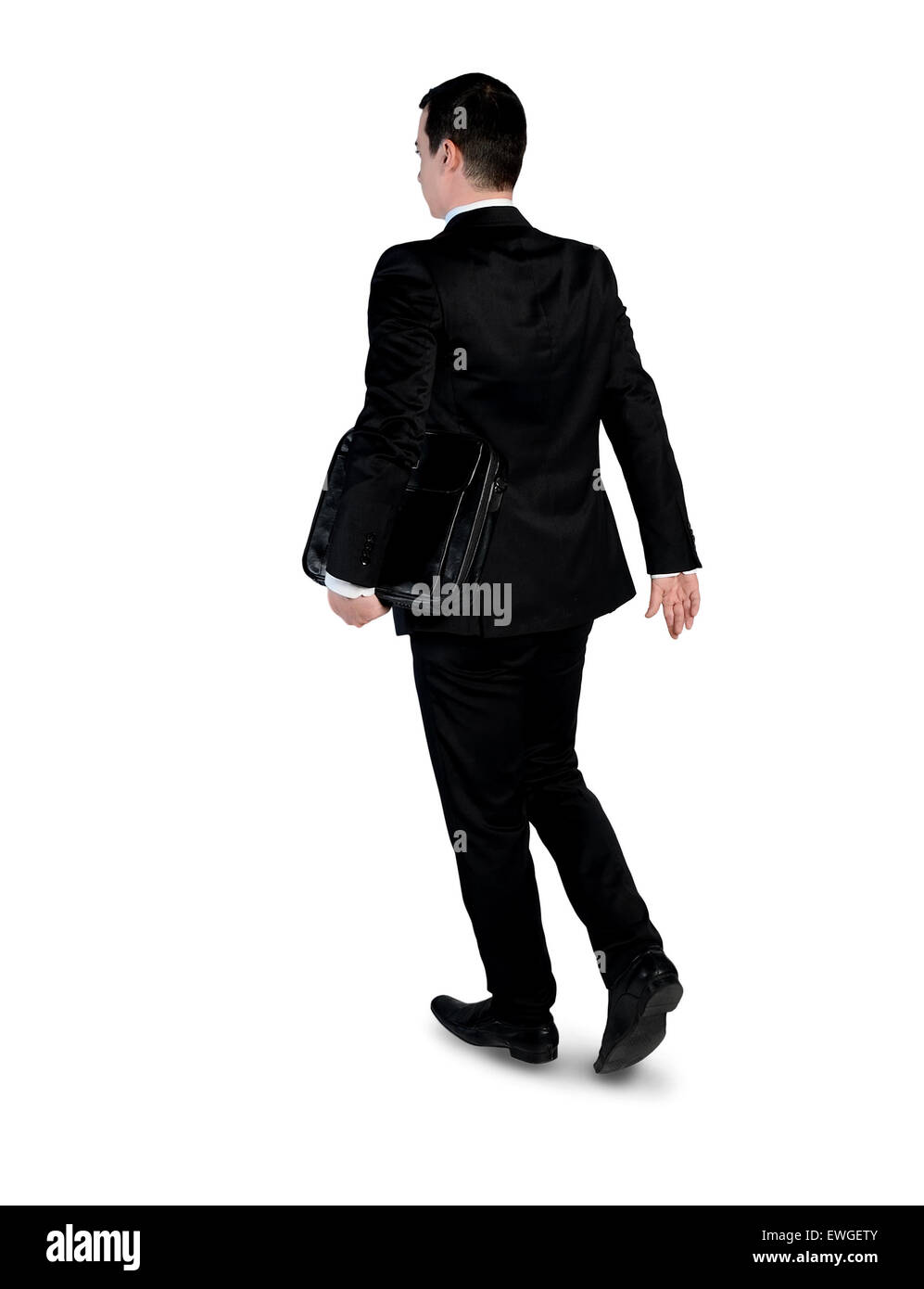Isolated business man walk back Stock Photo - Alamy Isolated business man walk back Stock Photo - Alamy