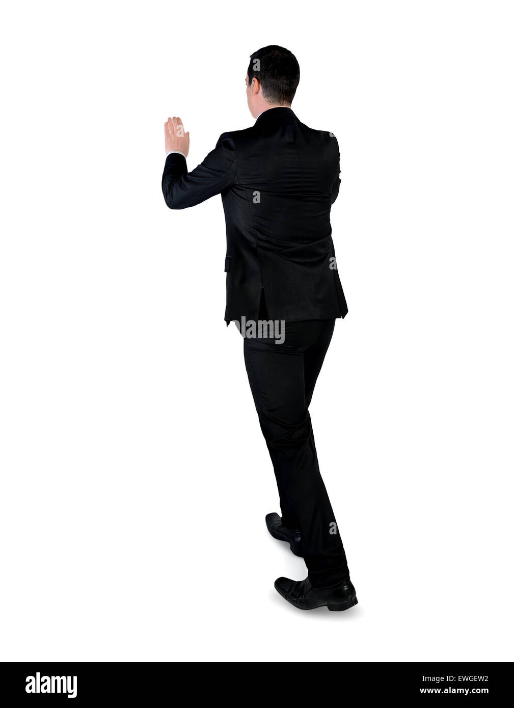 Man struggle push force hi-res stock photography and images - Alamy