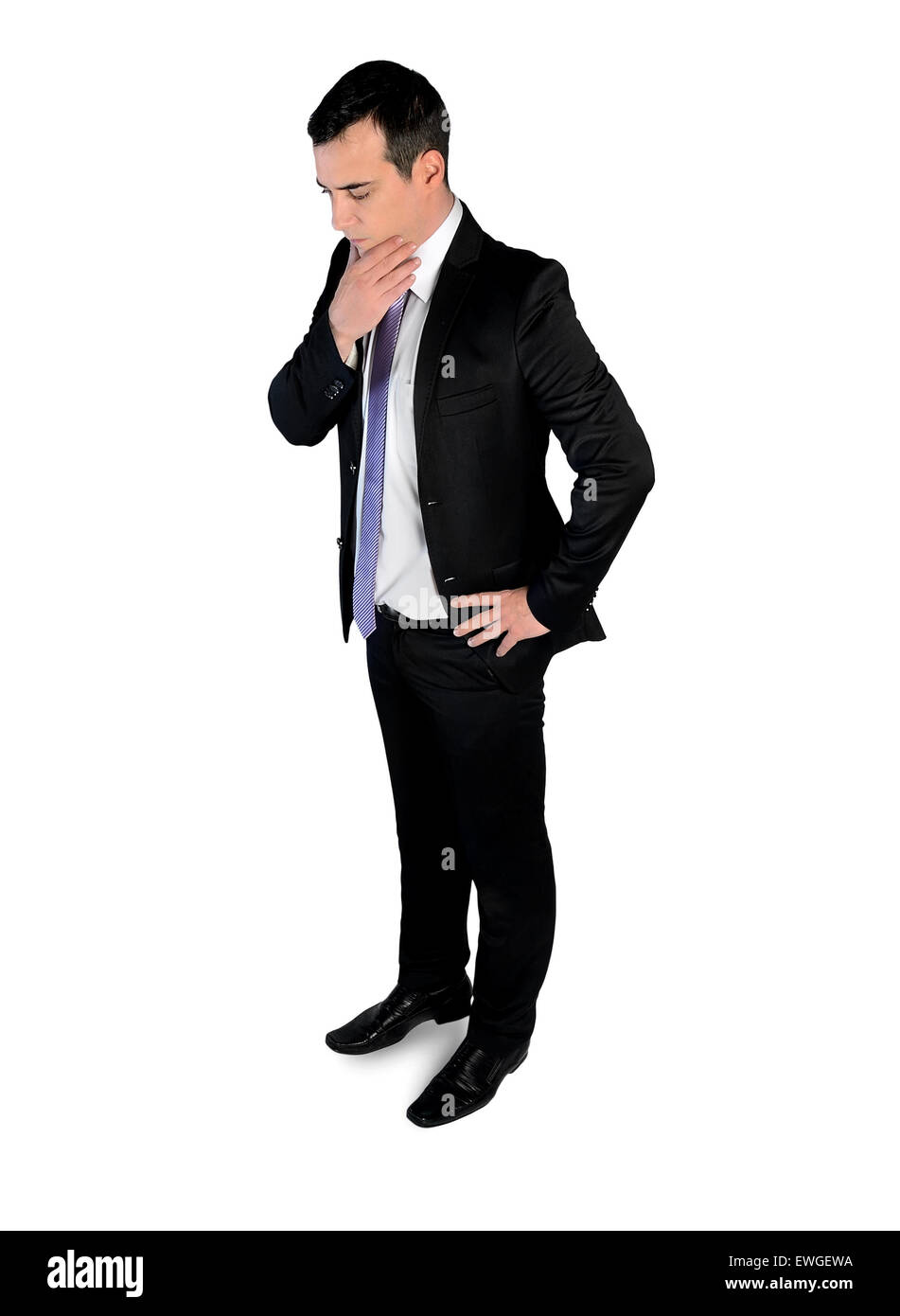 Stress work thinking Cut Out Stock Images & Pictures - Alamy