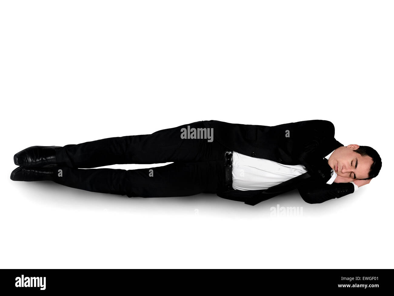 Man lying down full body hi-res stock photography and images - Alamy
