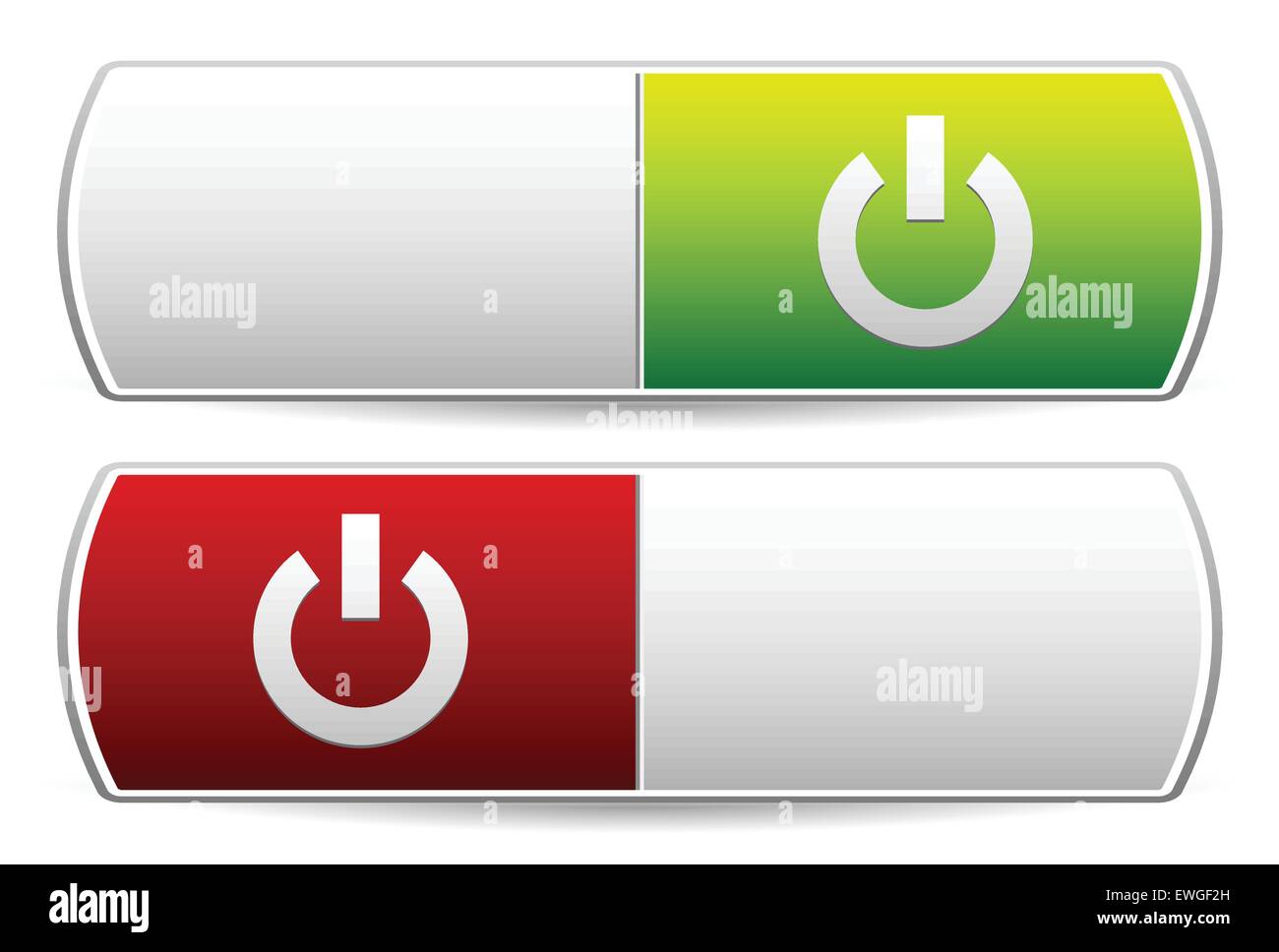 Power buttons. Icons with power symbol. Vector Stock Vector Image & Art ...