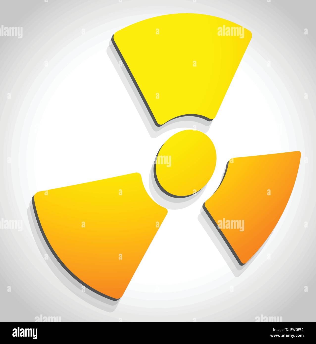 Simple radiation, radioactivity sign. Eps 10 vector illustration Stock ...