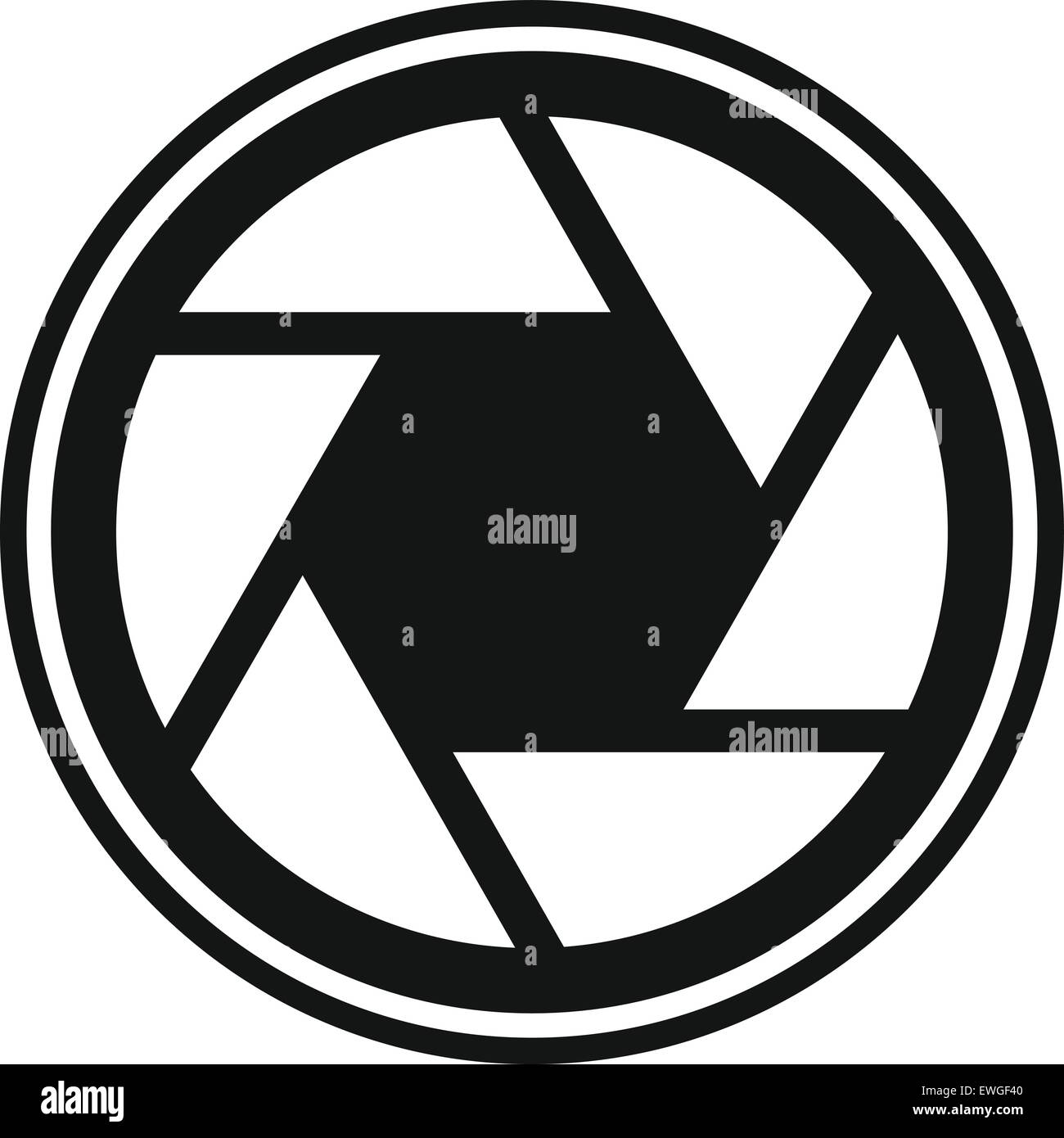 Shutter icon, shutter symbol for photography concepts. Vector Stock ...