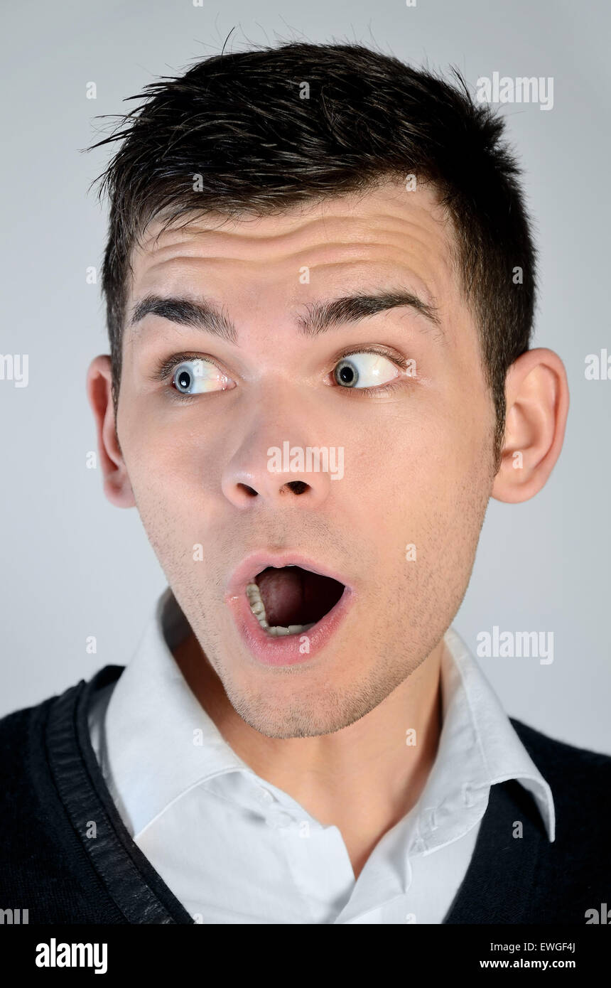 Amazed face hi-res stock photography and images - Alamy