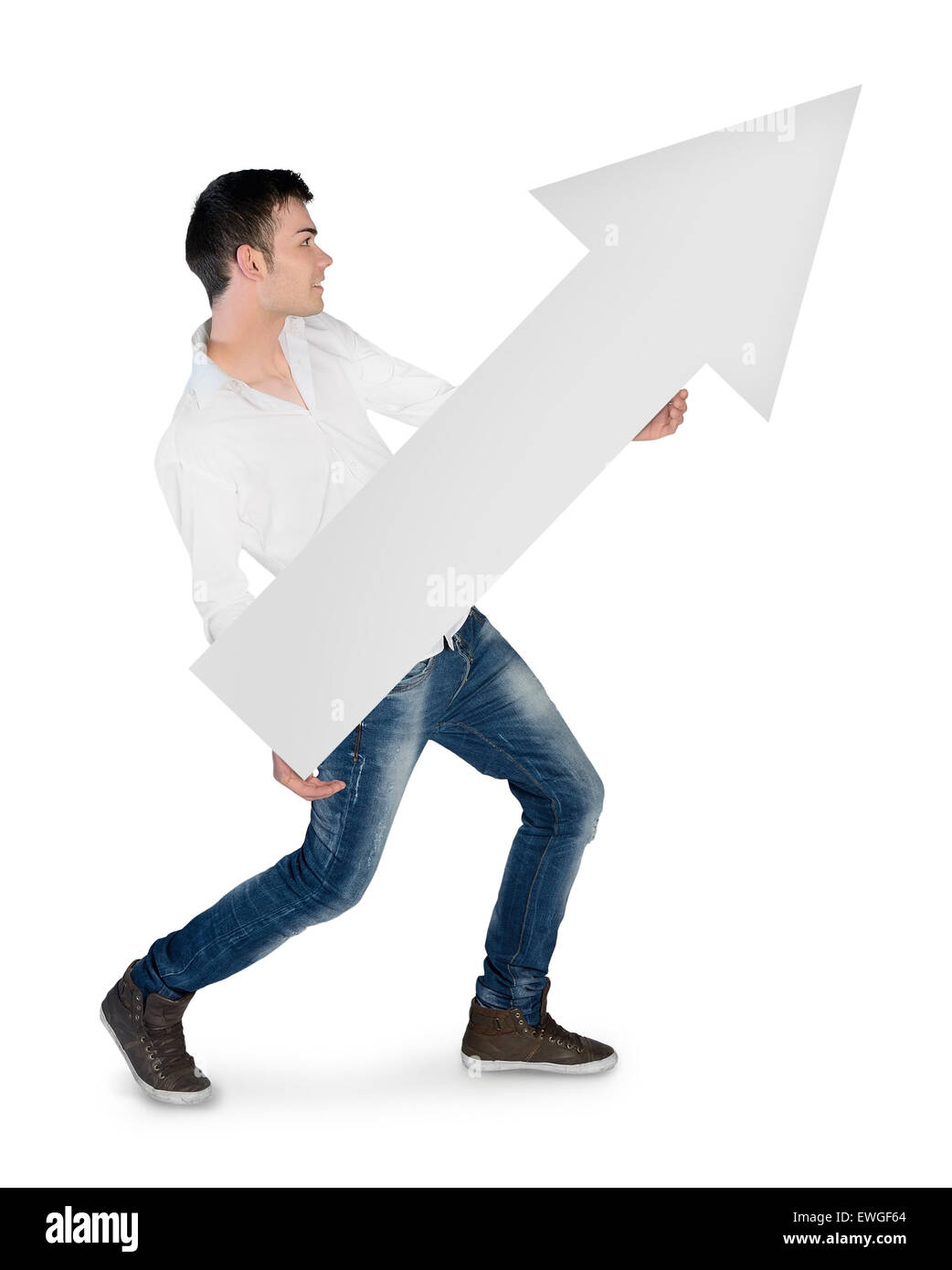 Empty arrow hi-res stock photography and images - Alamy