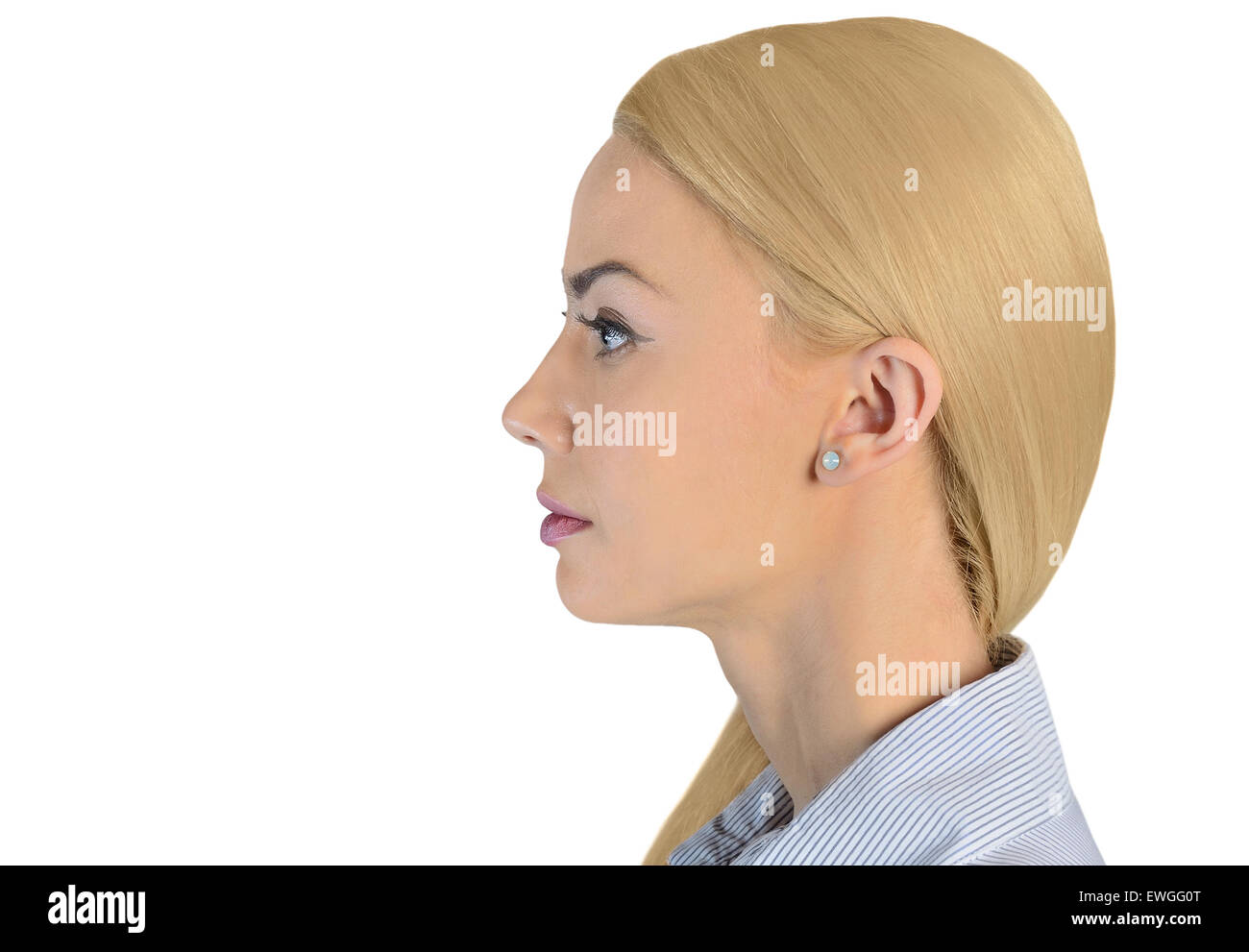 Head left profile Cut Out Stock Images & Pictures - Alamy