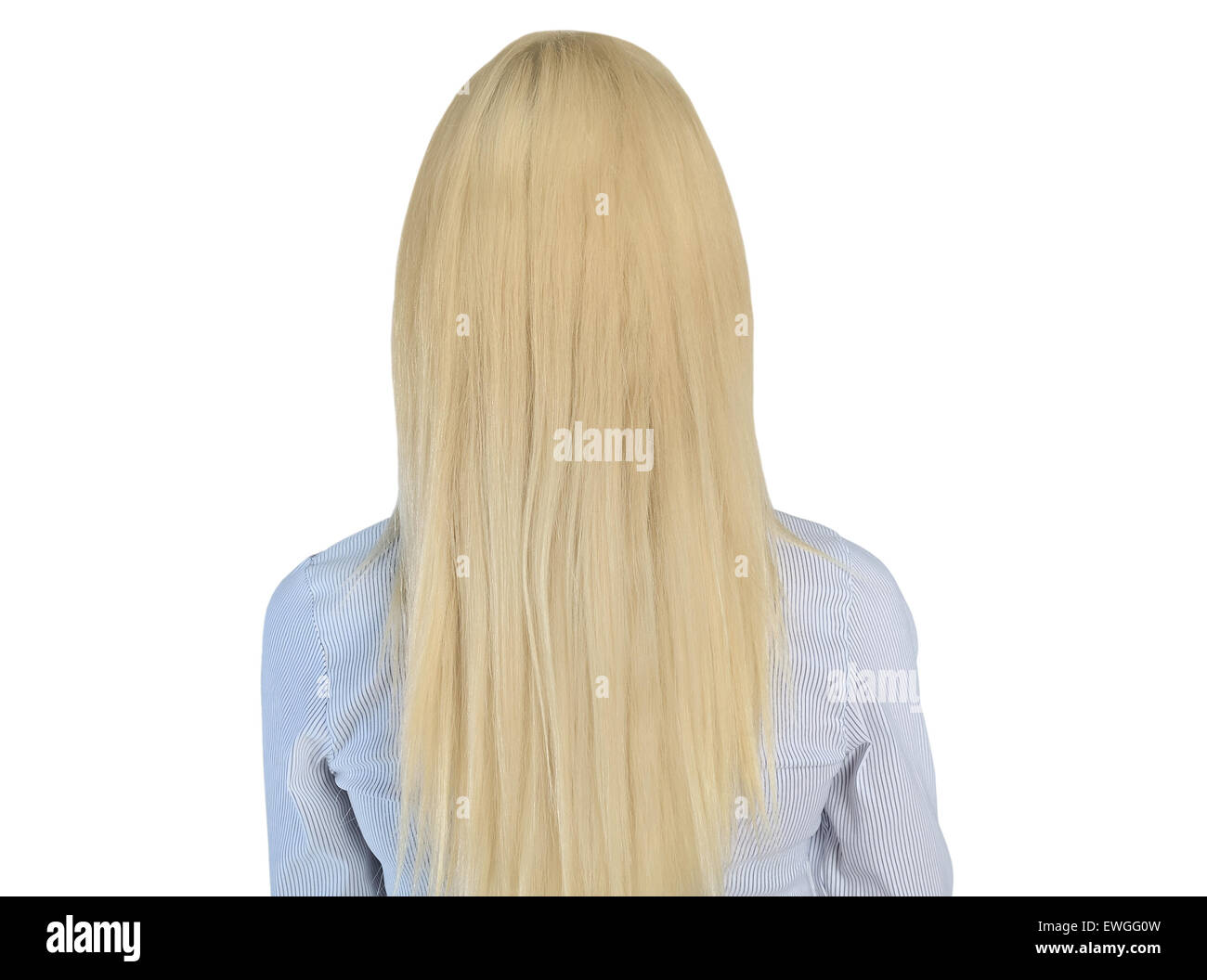 Isolated business woman back view Stock Photo - Alamy