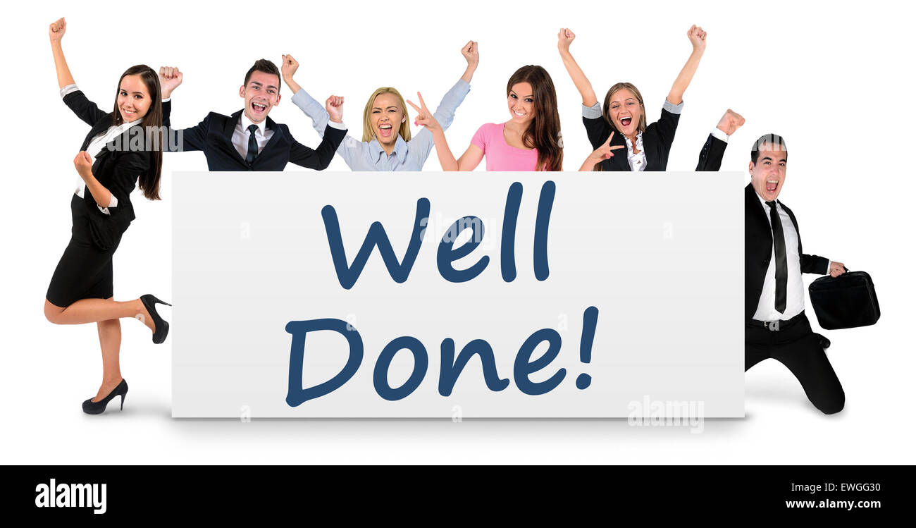 Well done word hi-res stock photography and images - Alamy