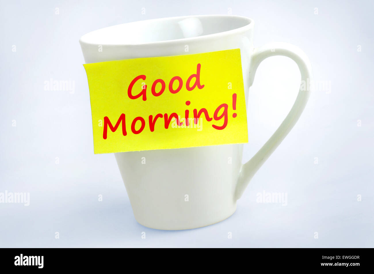 Good Morning word on grey background Stock Photo - Alamy