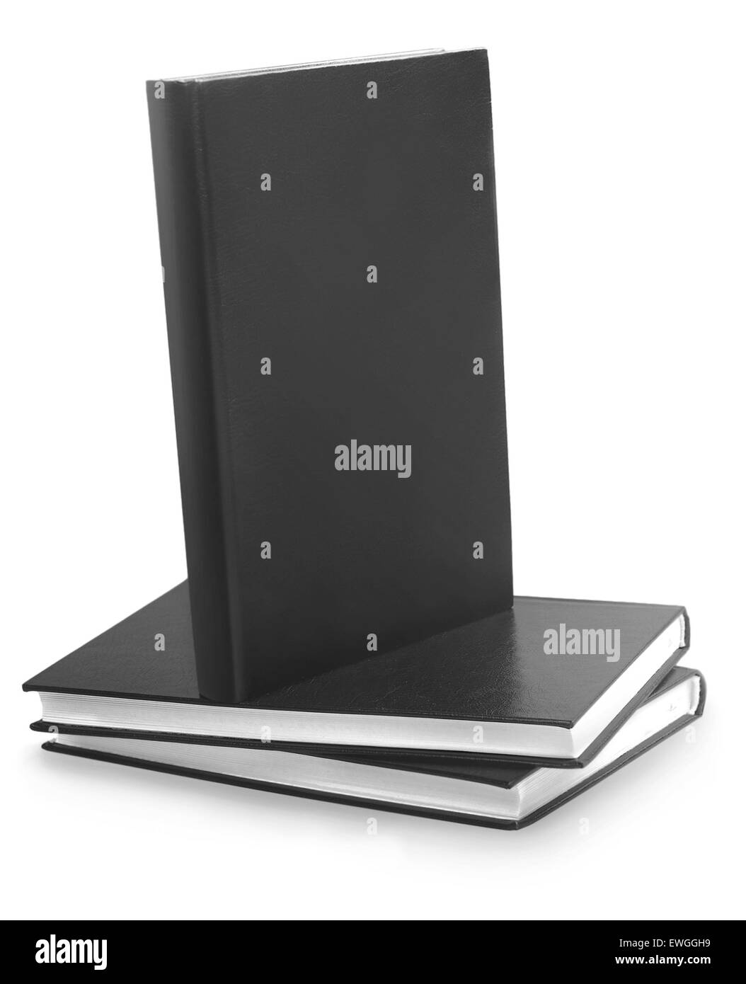 Isolated books on white background Stock Photo - Alamy