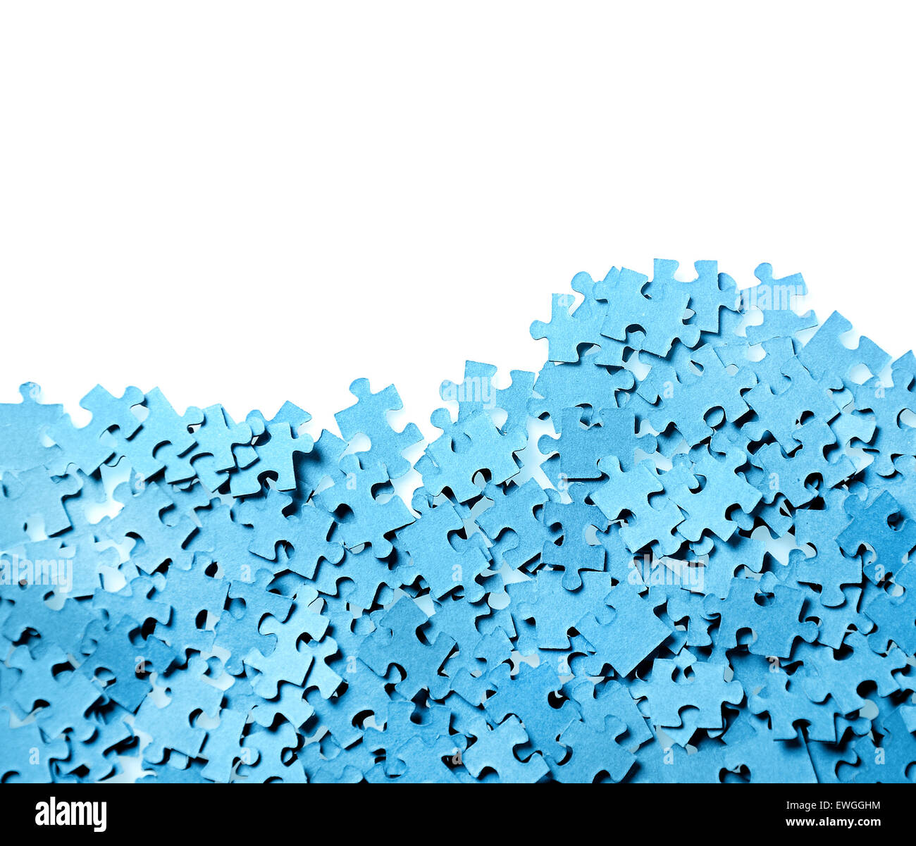 Frame of puzzle pieces Stock Photo - Alamy